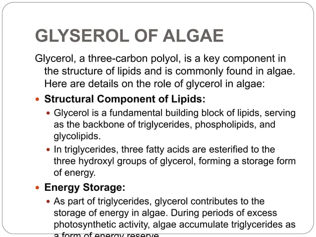 Chemical Composition of micro and macro Algae | PPTX | Chemistry | Science