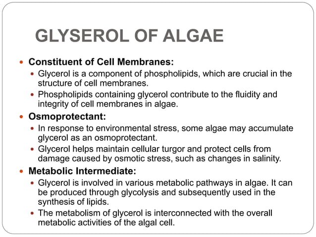 Chemical Composition of micro and macro Algae | PPTX | Chemistry | Science