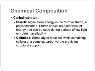 Chemical Composition of micro and macro Algae | PPTX