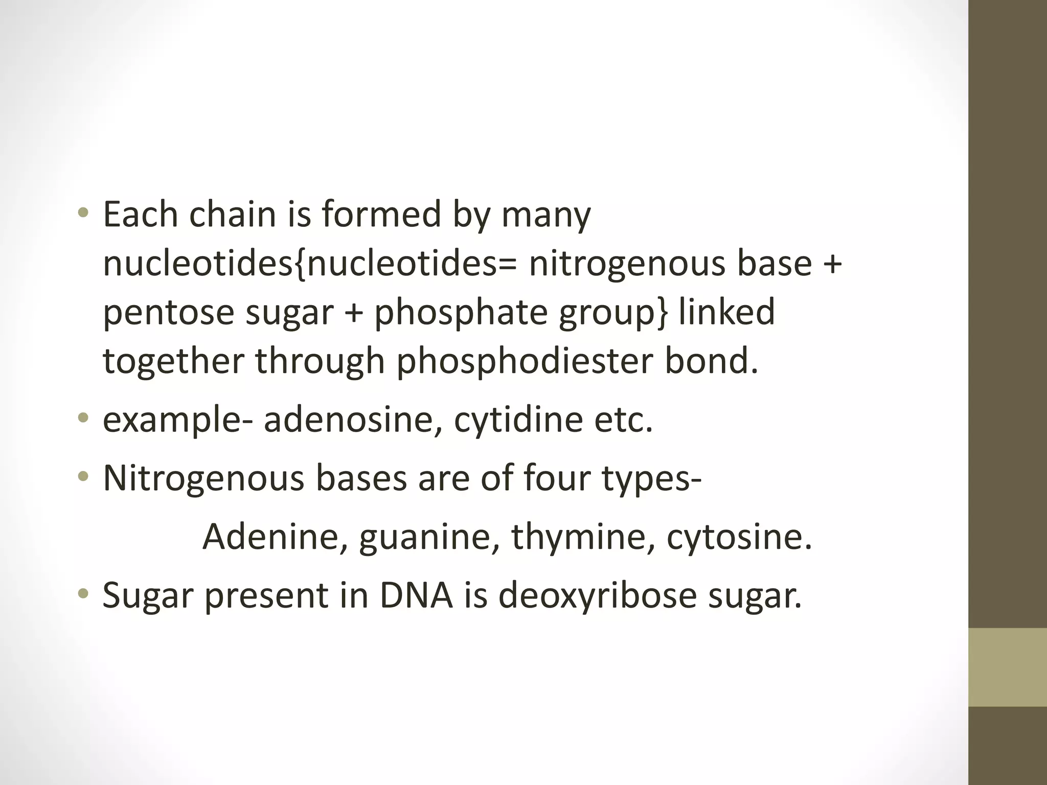 Chemical composition of dna | PPTX