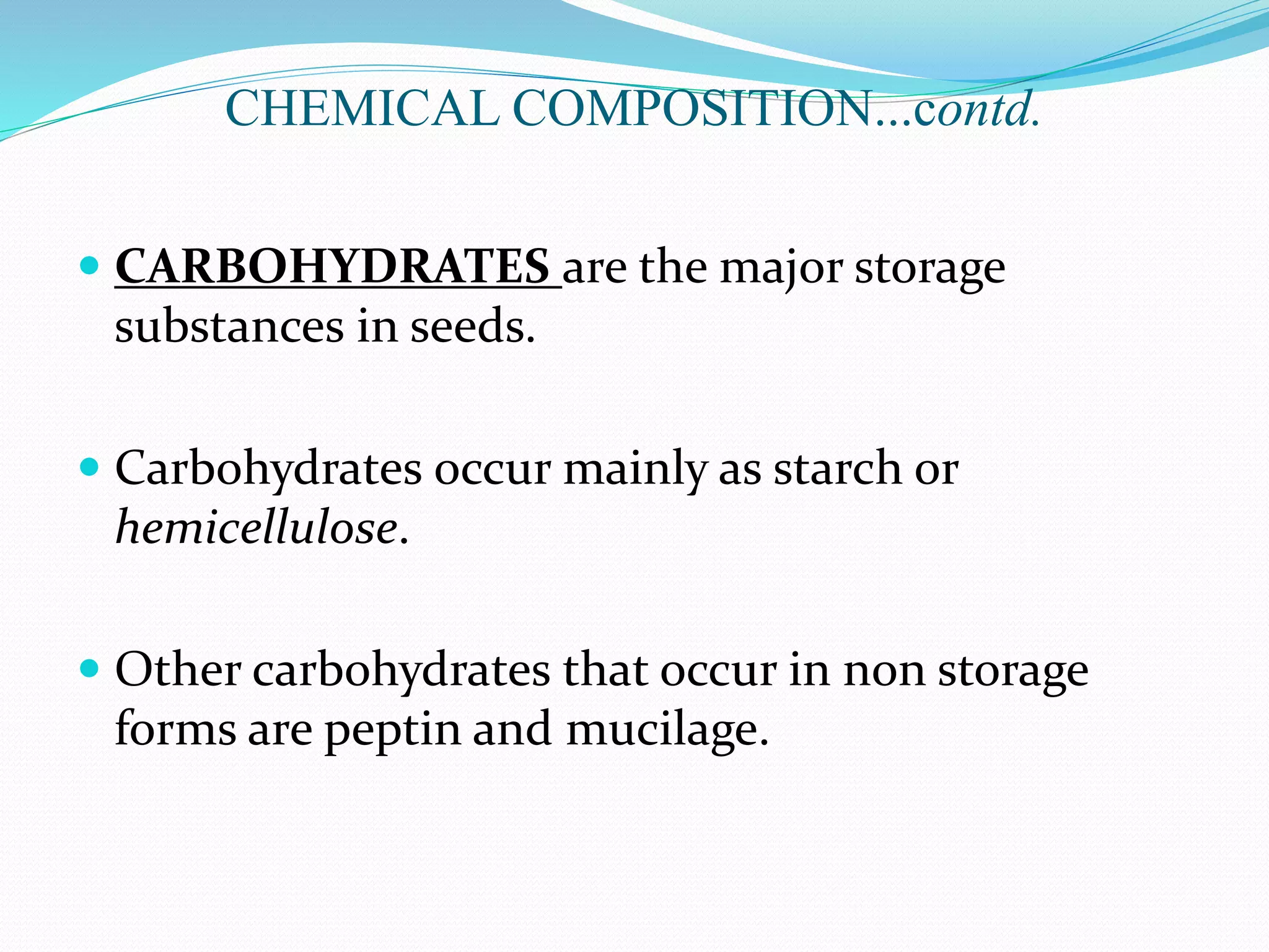 Chemical composition of seed | PPT