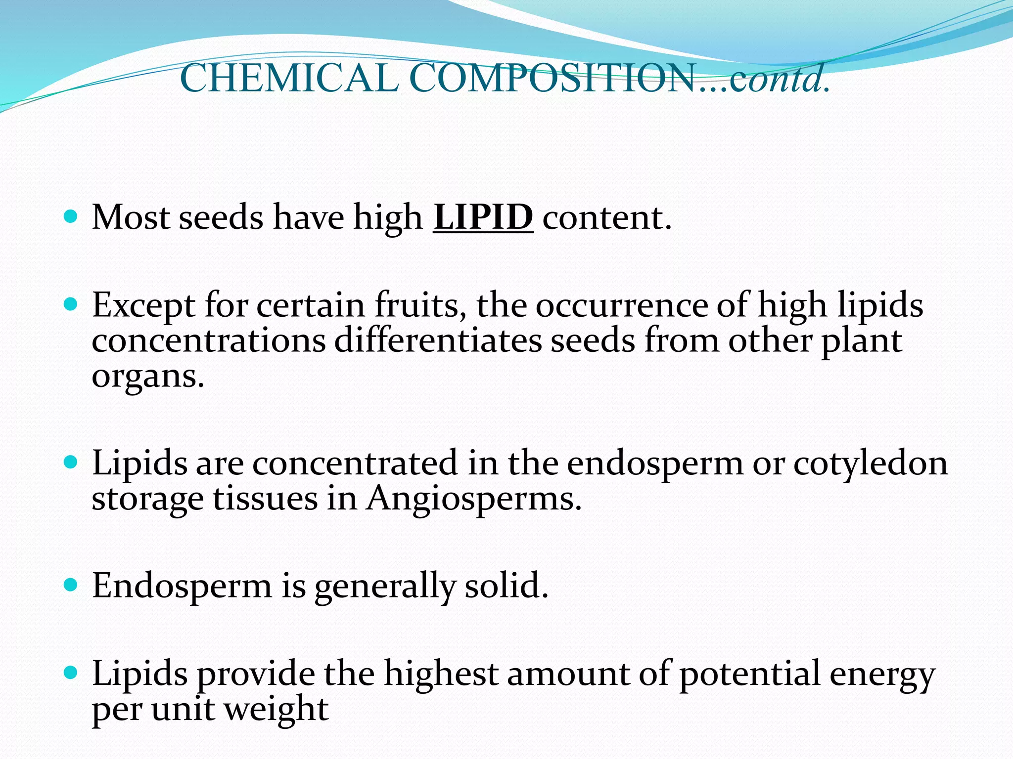 Chemical composition of seed | PPT
