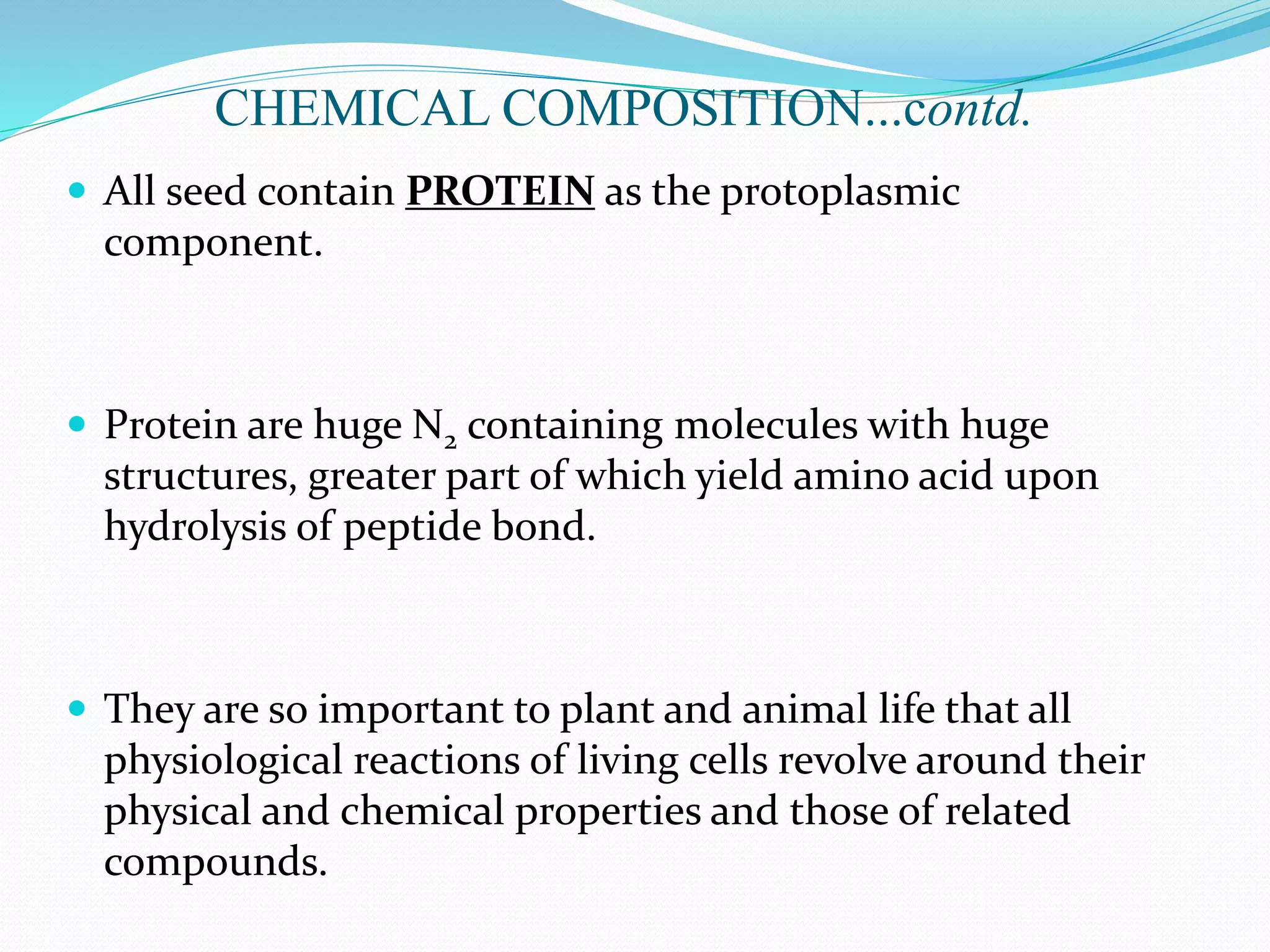 Chemical composition of seed | PPT
