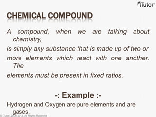 Chemical Compounds | PPTX