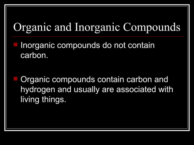Chemical Compounds In Cells Power Point | PPT