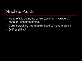 Chemical Compounds In Cells Power Point | PPT