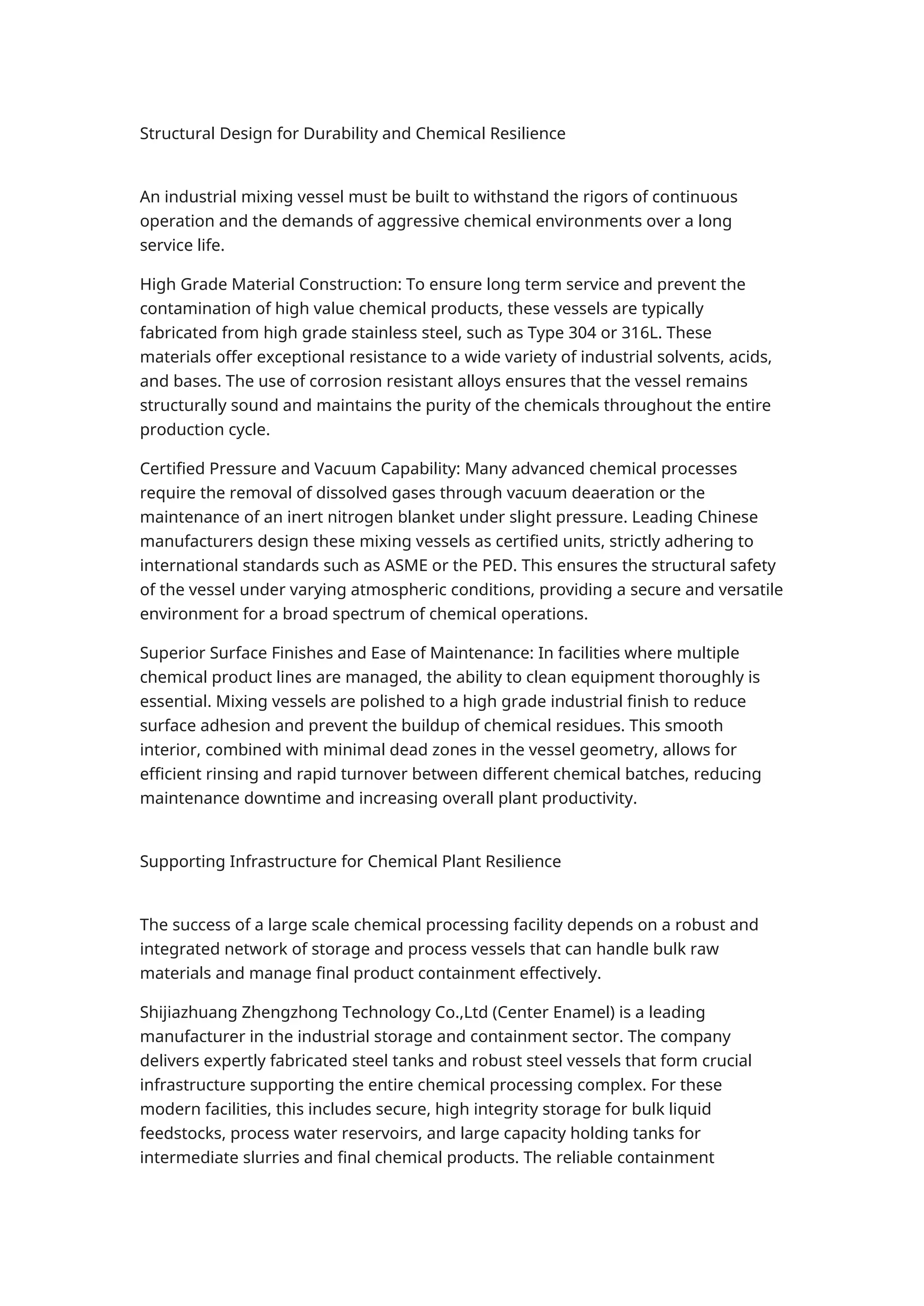 Chemical Consistency China Mixing Vessels Providing High Efficiency ...