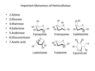 Hemicellulose Structure