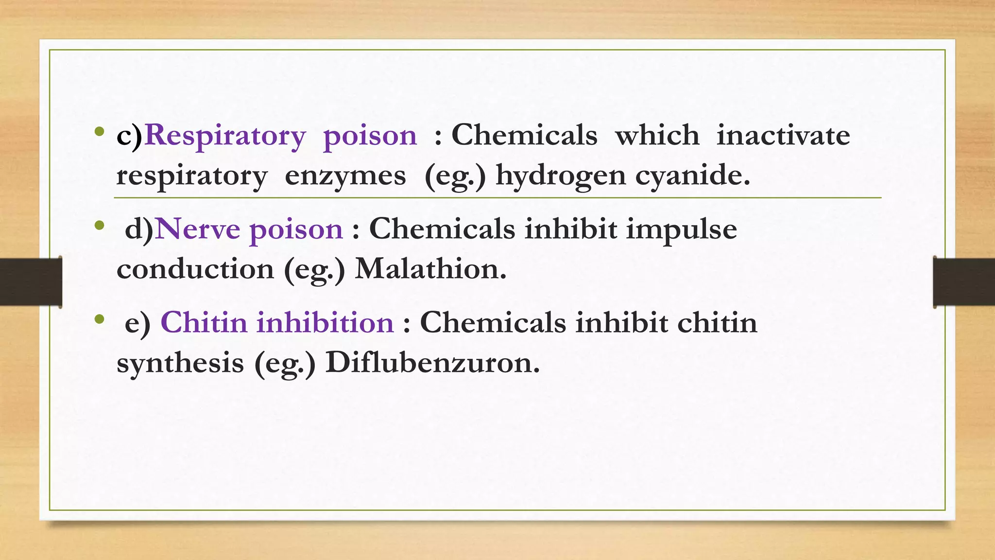 Chemical control | PPTX