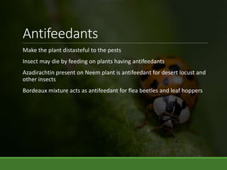 Chemical control of insect pest in cultivation | PPT