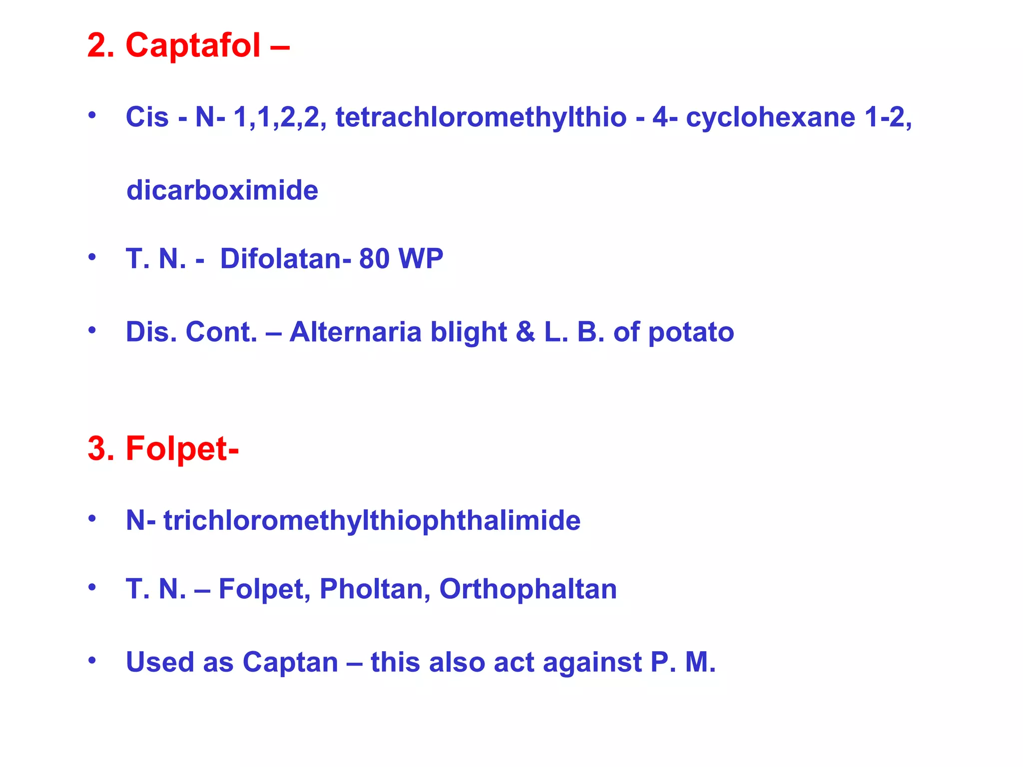 Chemical control of plant disease | PPT