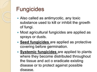 Chemical control of plant diseases | PPTX