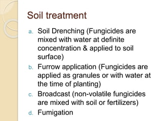 Chemical control of plant diseases | PPTX