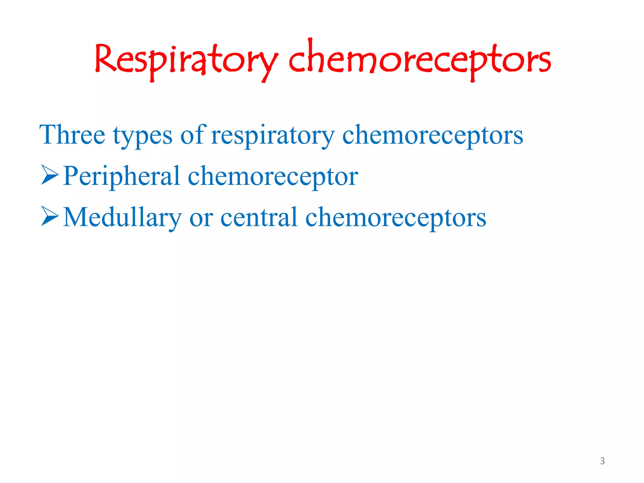 Chemical control of respiration | PPTX