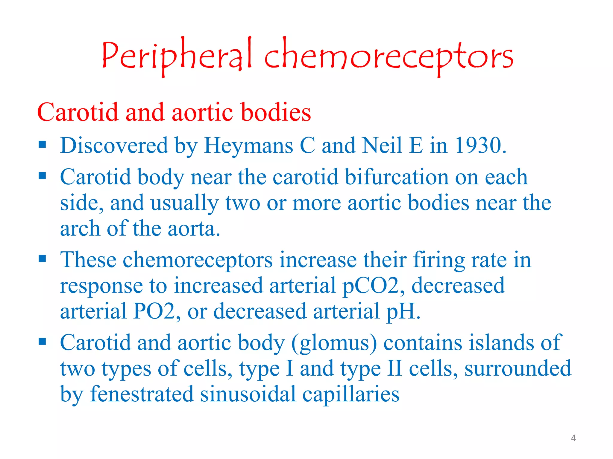 Chemical control of respiration | PPTX