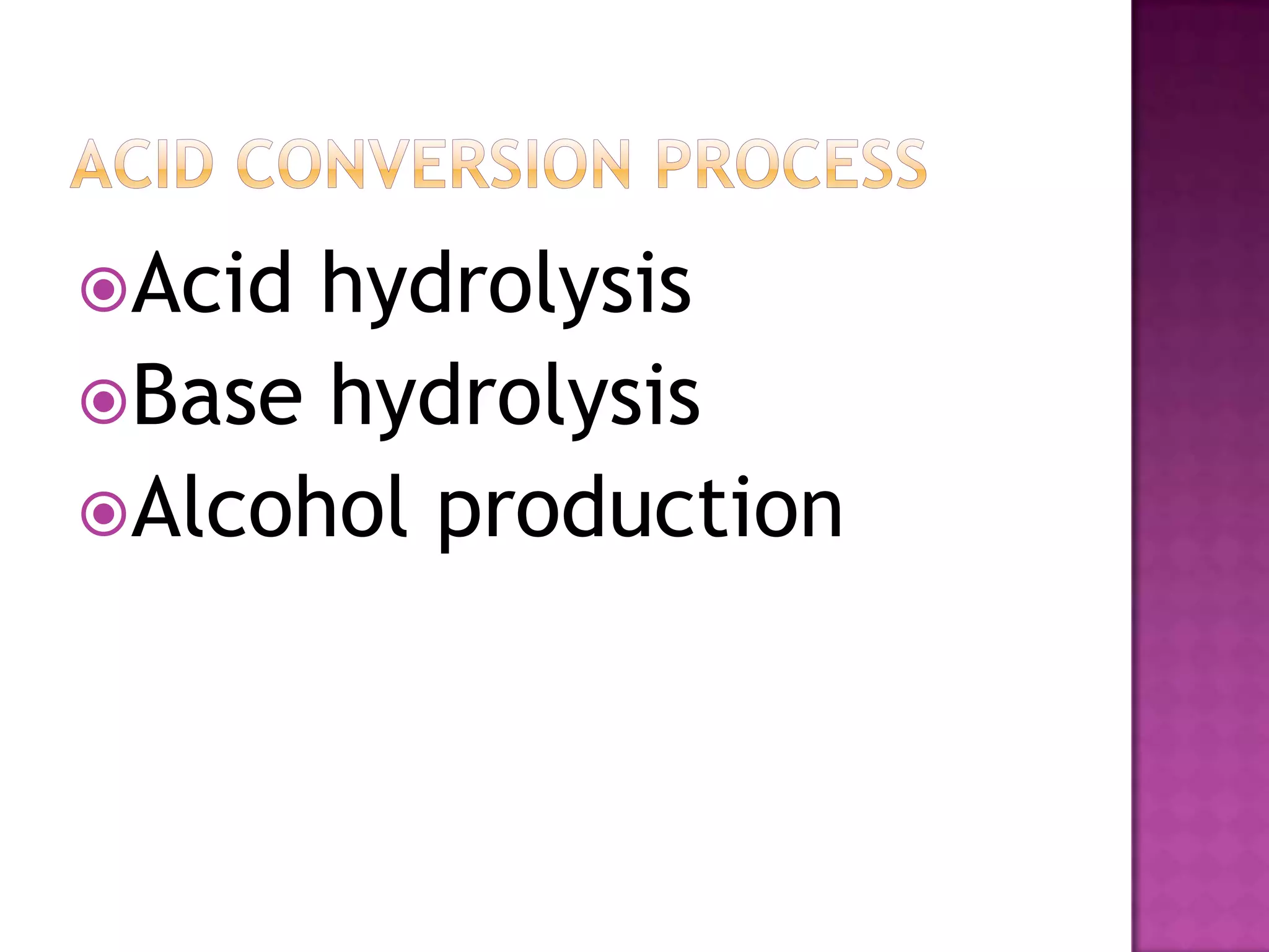 Chemical conversion process w10 (1) | PPTX