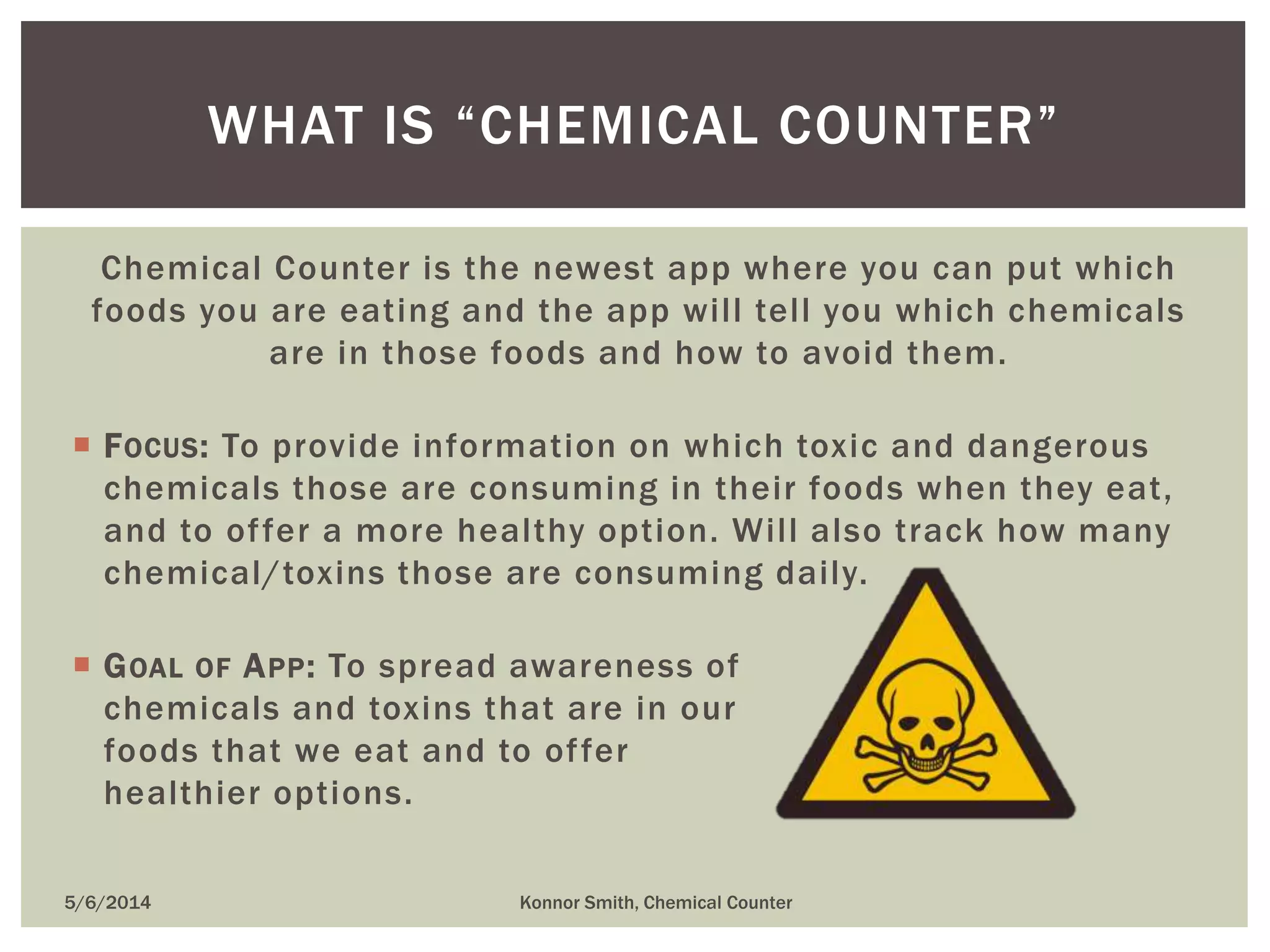 Chemical counter | PPT