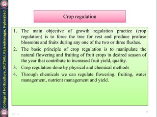 Chemical crop regulation by Y. Pooja | PPTX