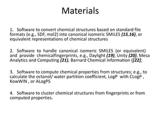 Chemical database preparation ppt | PPT