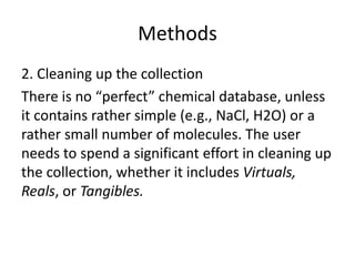 Chemical database preparation ppt | PPT