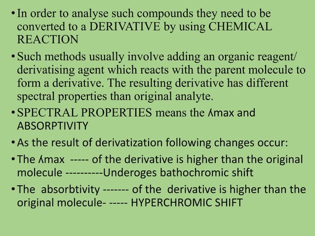Chemical derivatization | PPTX