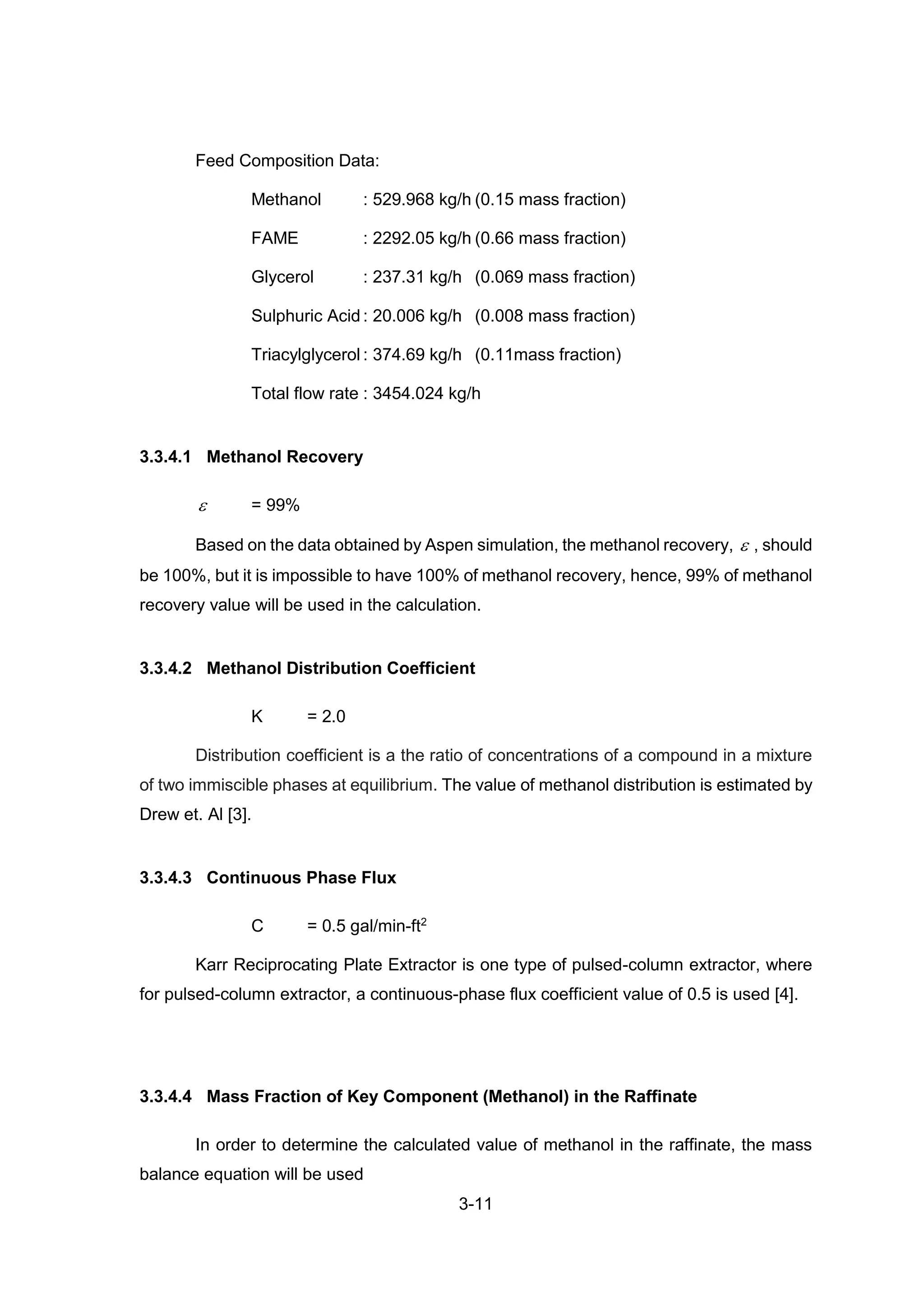 Chemical Design of Extraction Column | PDF
