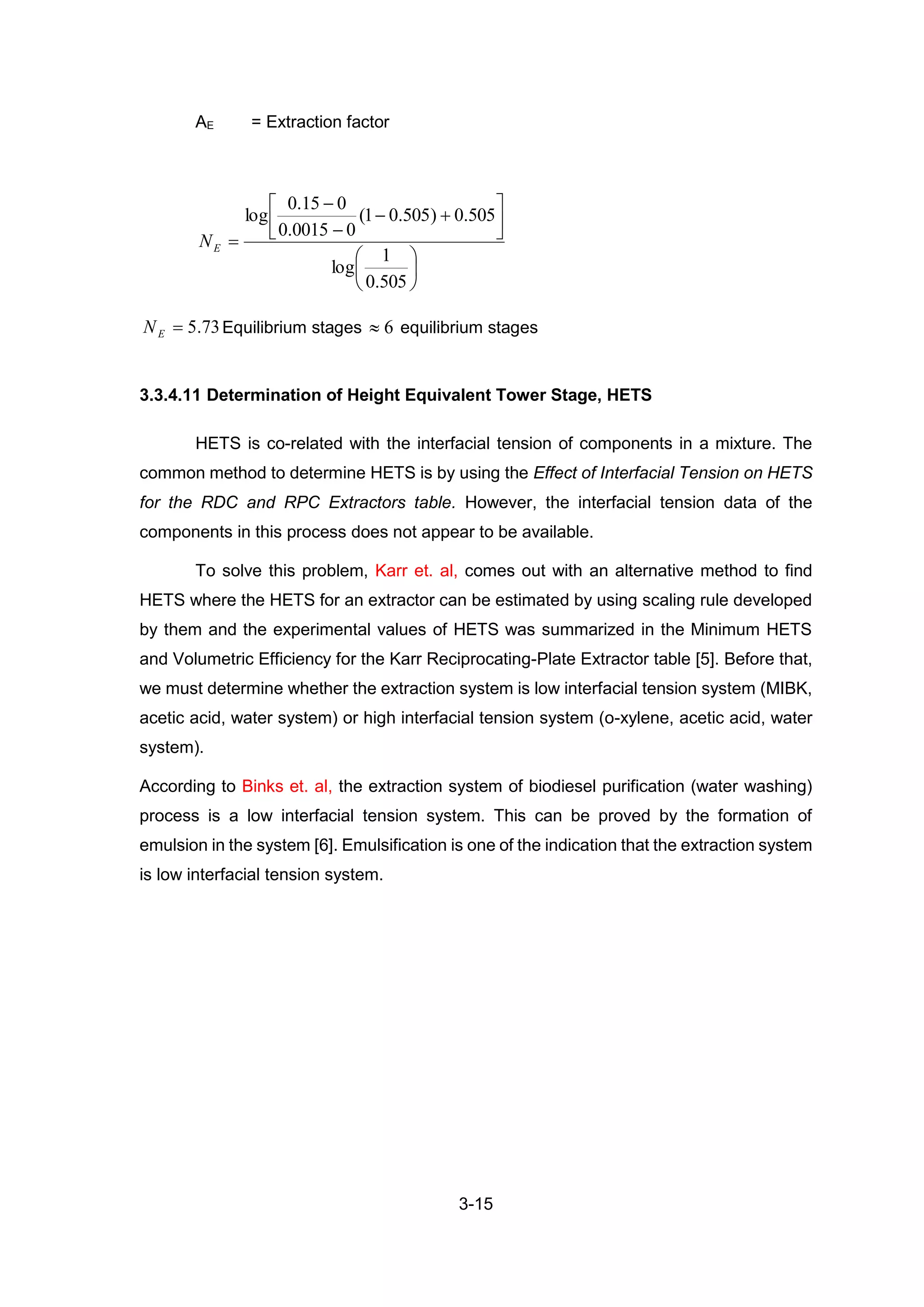 Chemical Design of Extraction Column | PDF