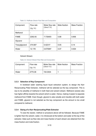 Chemical Design of Extraction Column | PDF