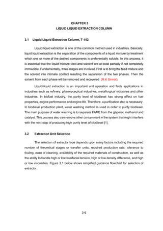 Chemical Design of Extraction Column | PDF