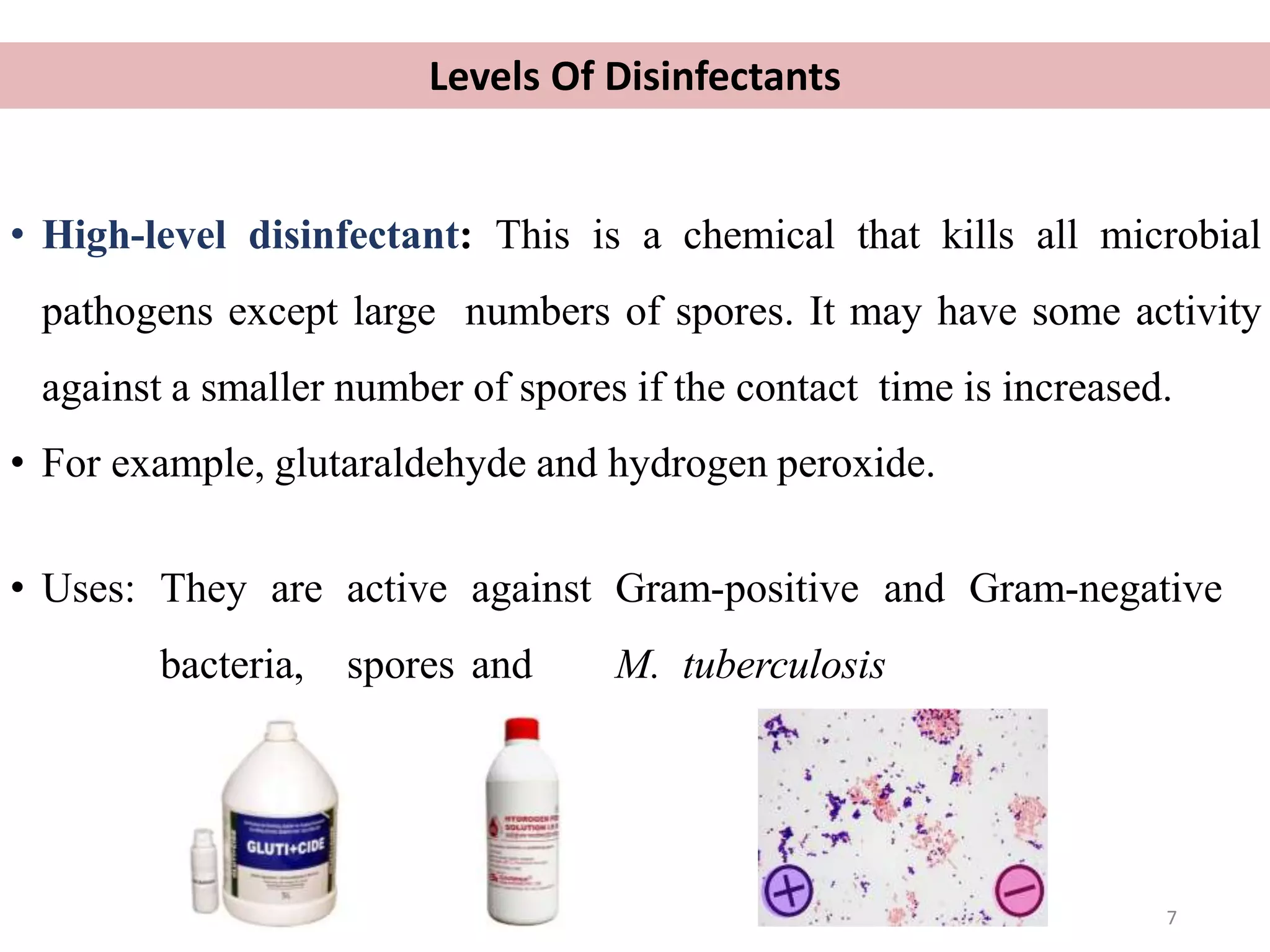 Chemical Disinfectants | PPTX