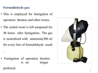 Chemical Disinfectants | PPTX
