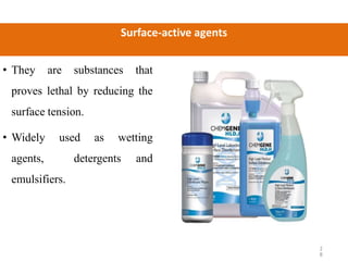 Chemical Disinfectants | PPTX