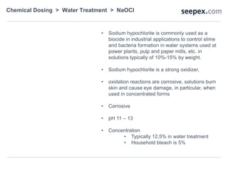 Chemical Dosing in Water Treatment.pptx | Indoor Environmental Quality ...