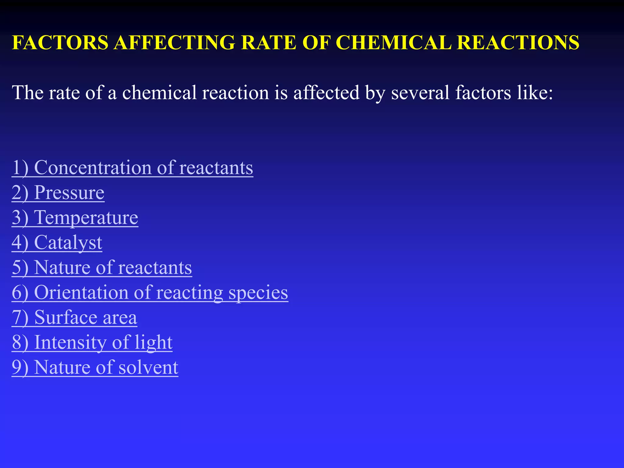 Chemical dynamics, intro,collision theory by dr. y. s. thakare | PPT