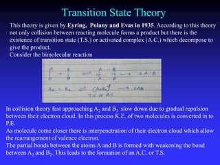 Chemical dynamics, intro,tst, lindemann theory | PPT