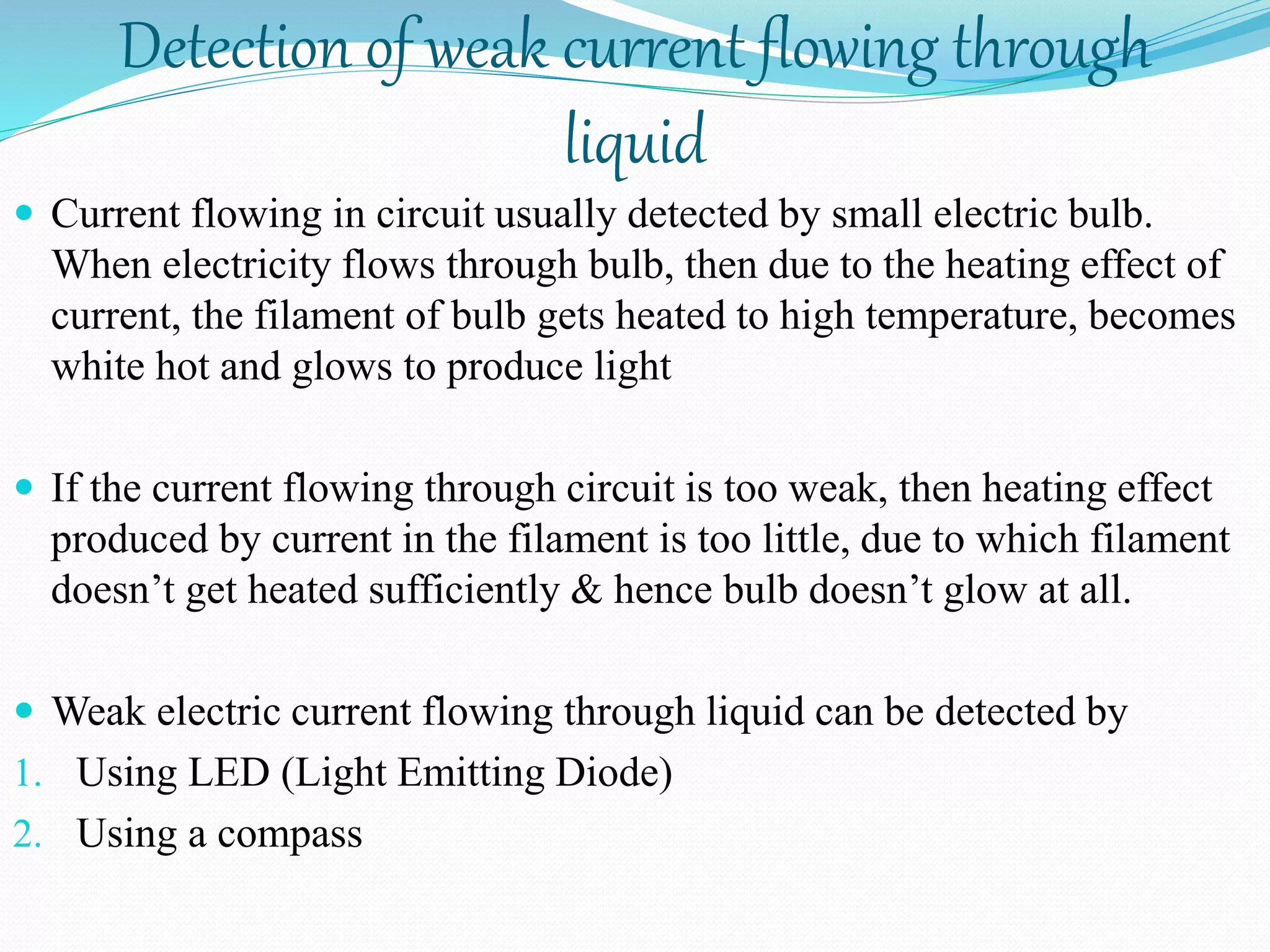 Chemical effects of electric current | PPTX