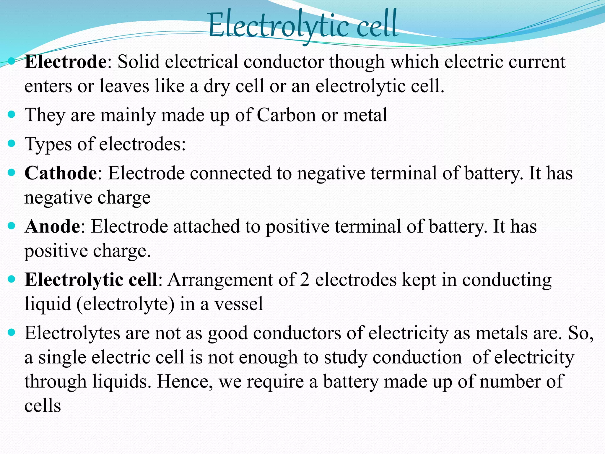 Chemical effects of electric current | PPTX