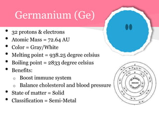 Periodic Table Elements in Group 4: TETRELS | PPTX