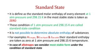 Chemical Energetics , Thermodynamics Standard State | PPTX