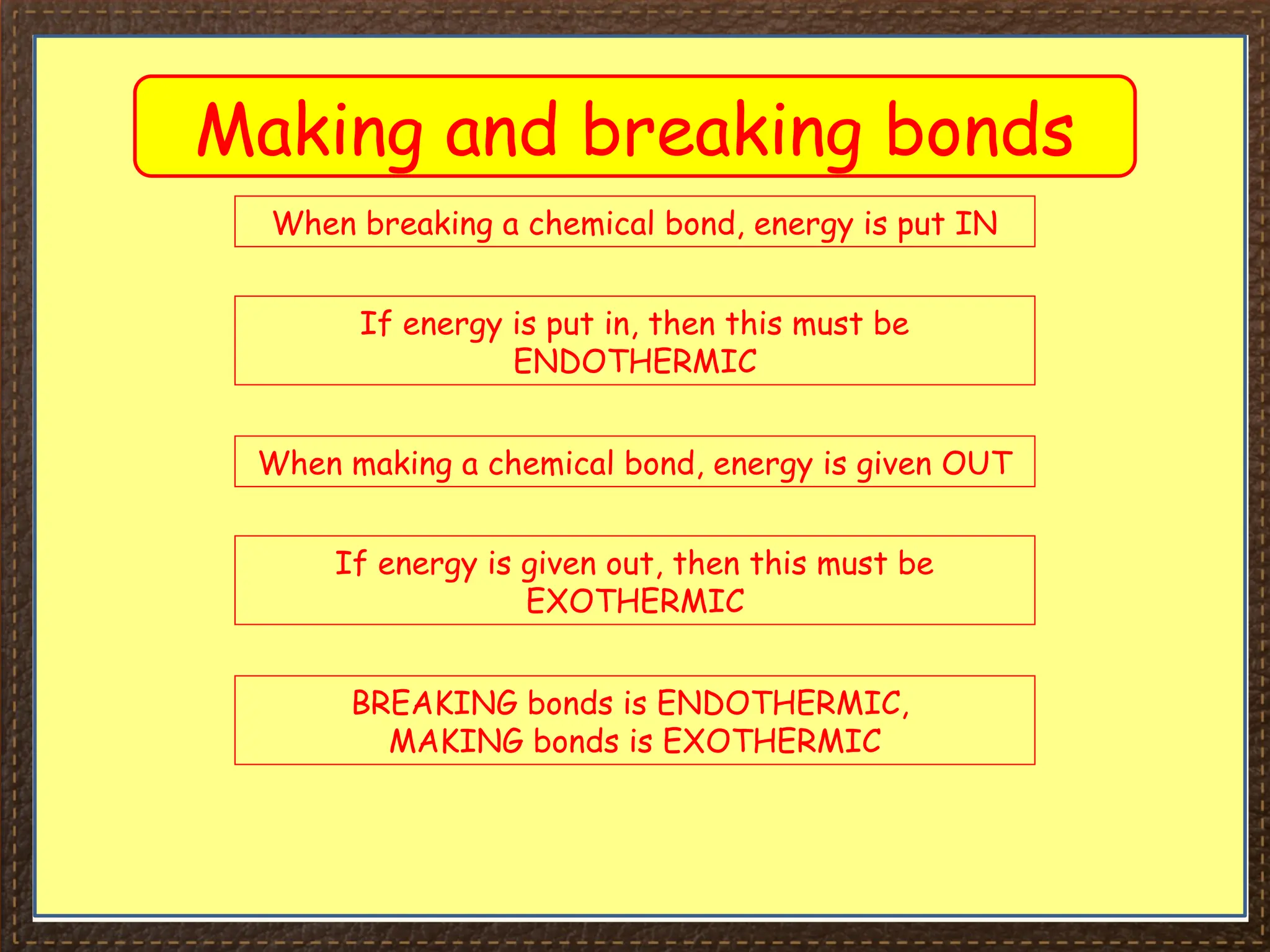 CHEMICAL ENERGETICS for IGCSE Chemistry revision | PPTX