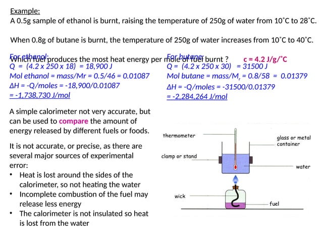 CHEMICAL ENERGETICS for IGCSE Chemistry revision | PPTX