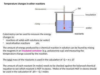 CHEMICAL ENERGETICS for IGCSE Chemistry revision | PPTX