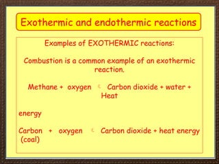 CHEMICAL ENERGETICS for IGCSE Chemistry revision | PPTX