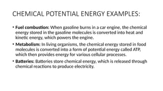 CHEMICAL ENERGY AND ITS TYPES.pptx...useful | PPTX