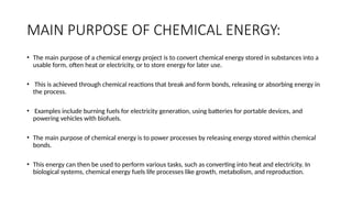 CHEMICAL ENERGY AND ITS TYPES.pptx...useful | PPT