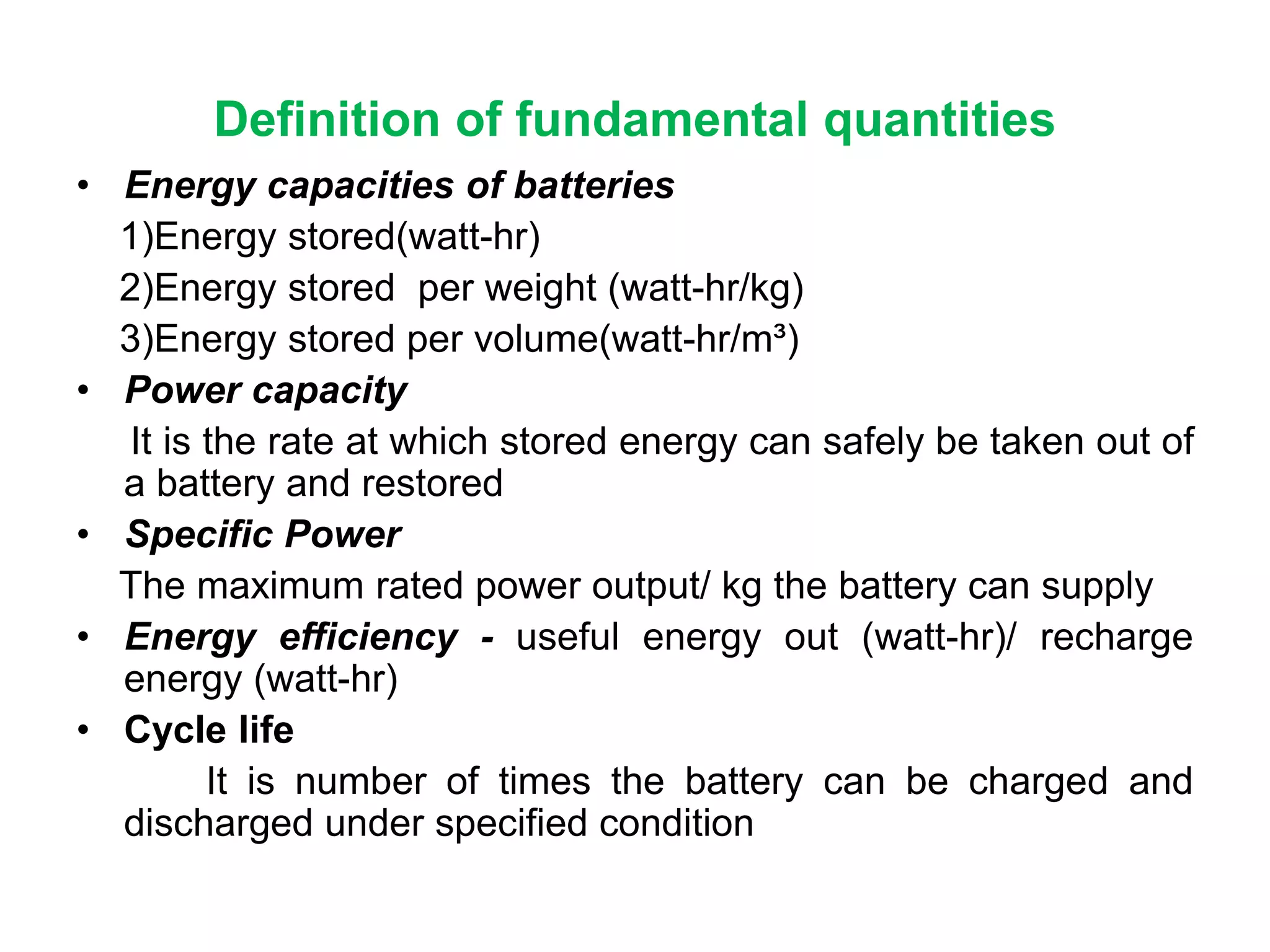 Chemical energy storage | PPTX