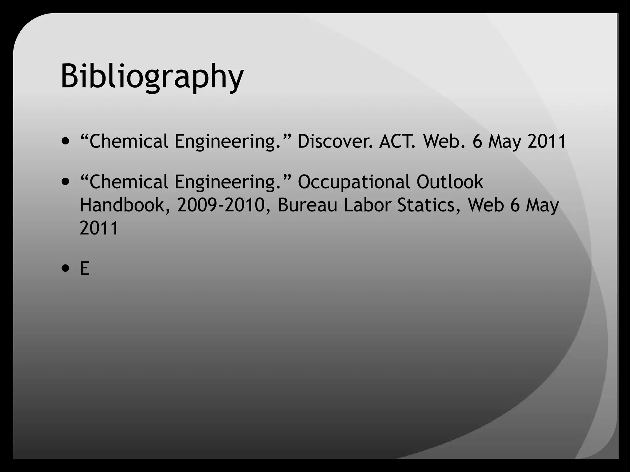 Chemical engineer | PPTX