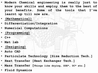 Chemical engineer | PPTX