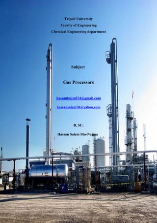 Chemical engineering gas processors | PDF