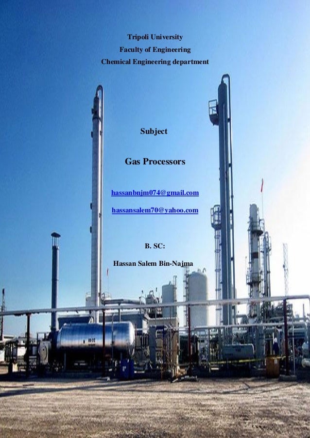 Chemical engineering gas processors
